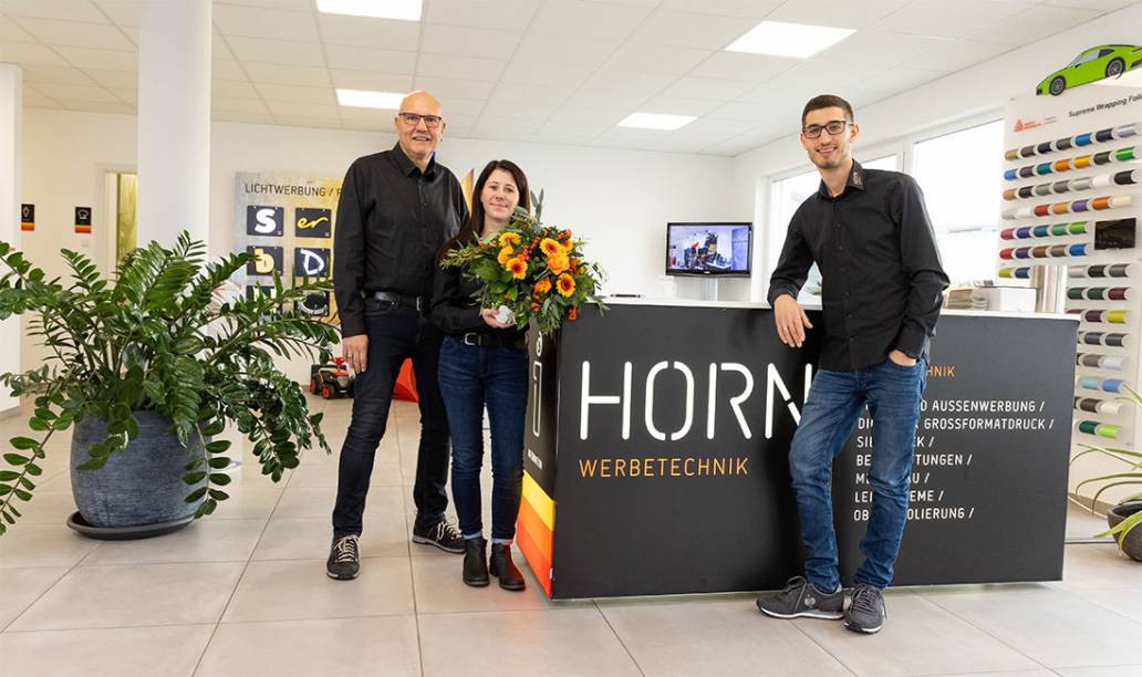 Herzlich willkommen im Team! - Horn Werbetechnik